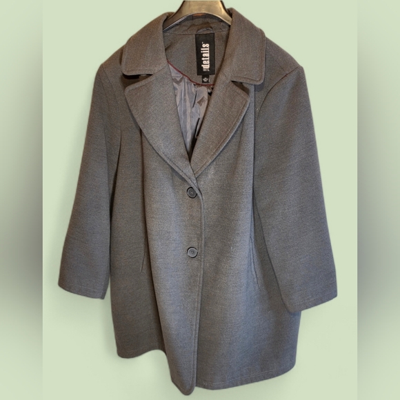 Details Intl | Jackets & Coats | Womens Gray Coat Details International ...
